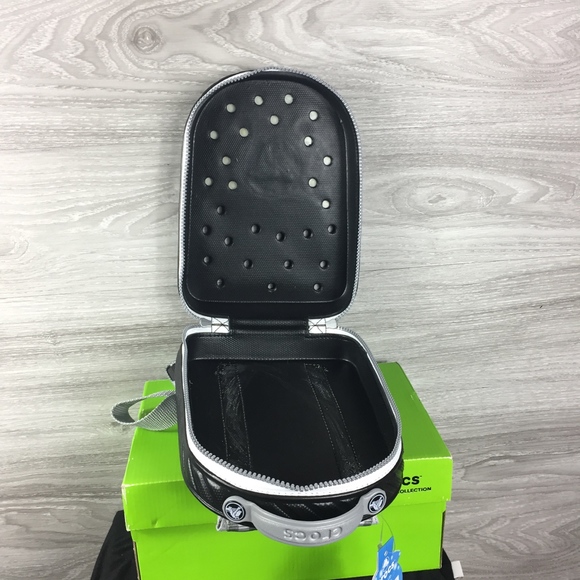 CROCS | Accessories | Crocs Black Robo Shark Light Up Backpack | Poshmark